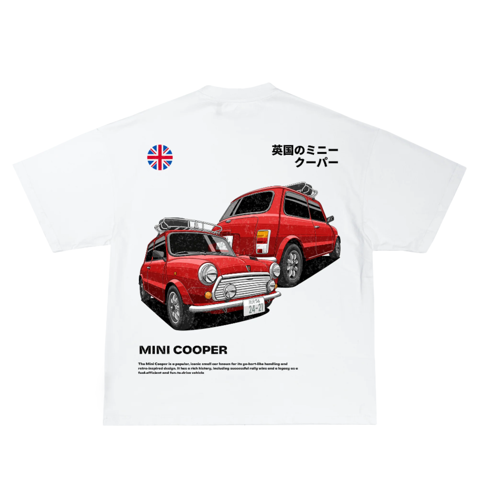 Classic Mini Cooper T Shirt – Lens And Pistons